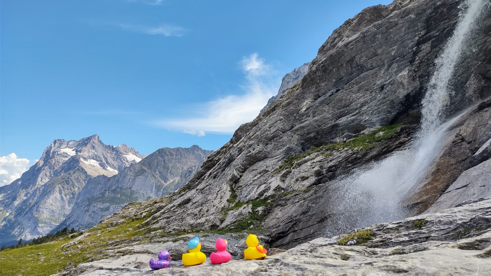 Adventure Ducksters hike the Ecstatic Eiger Trail - Adventure Interlaken